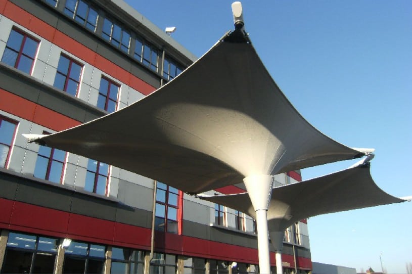 School inverted canopy - Architen Landrell