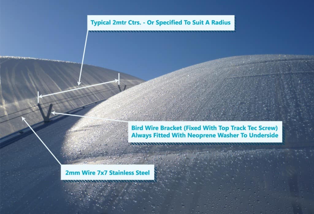 ETFE Bird Wire Diagram - Architen Landrell