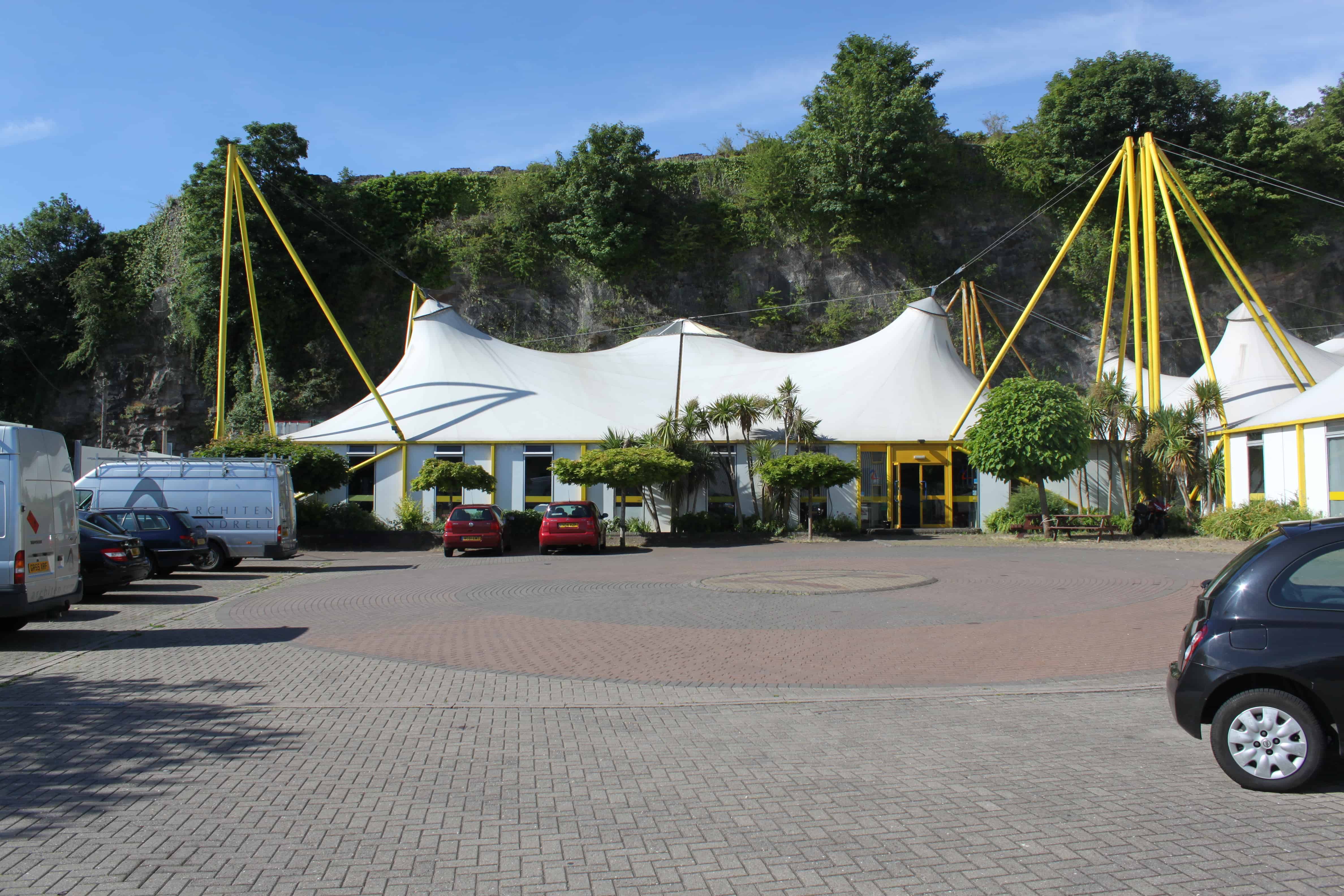 Architectural tented factory roof - Architen Landrell