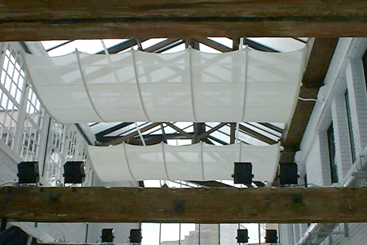 Interior translucent fabric screens - Architen Landrell