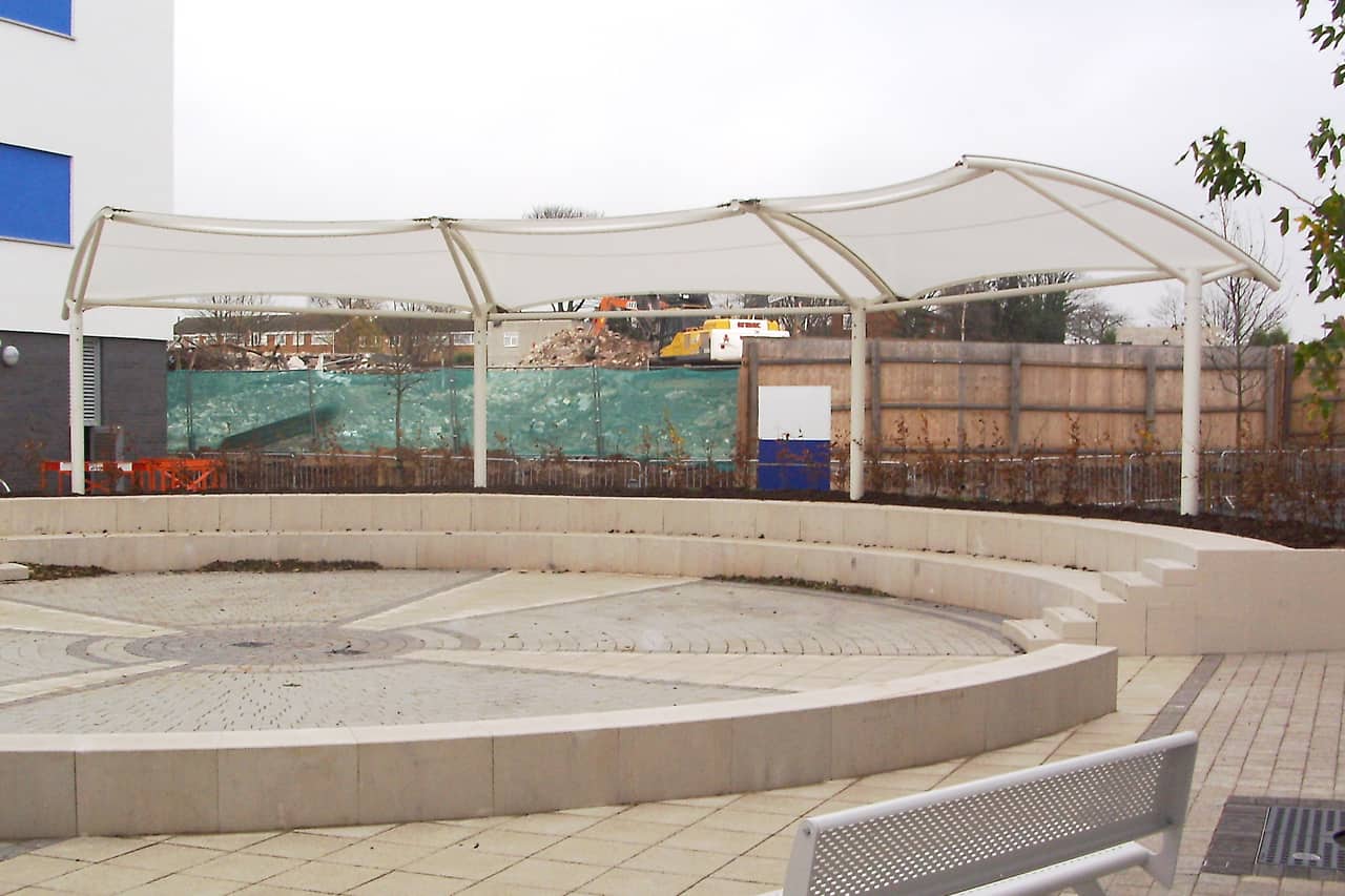 Light transmitting fabric canopy - Architen Landrell