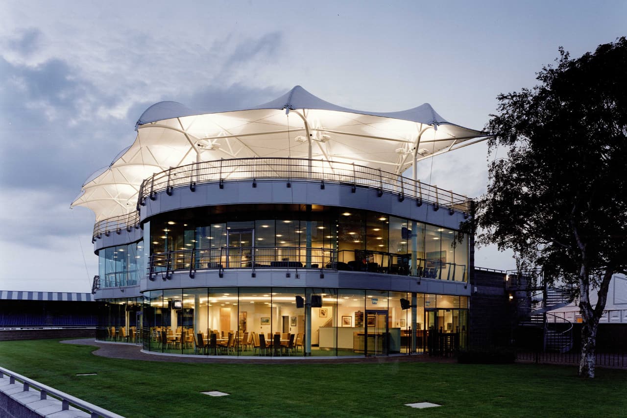 PTFE coated glass cloth over a steel frame - Architen Landrell