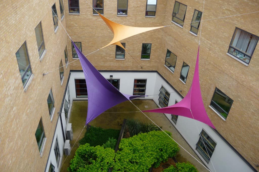 Coloured fun sculptural installation - Architen Landrell