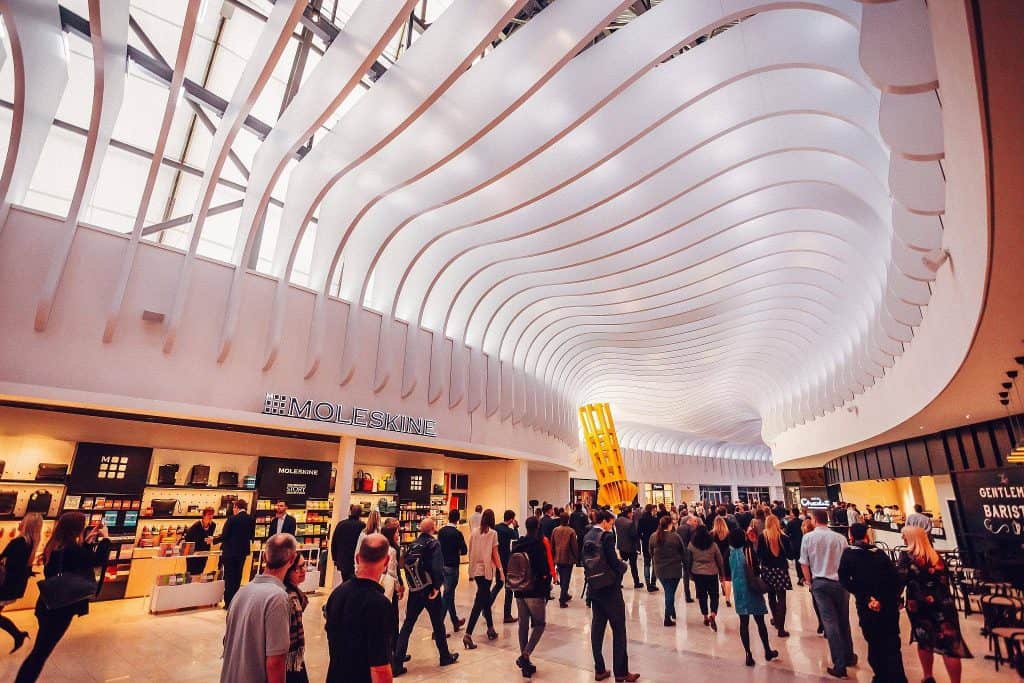 Tensile fabric feature ceiling - Architen Landrell