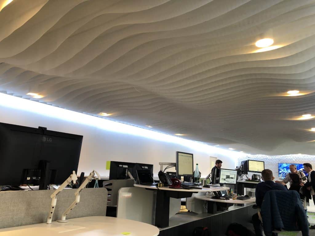 Fabric ceiling system - Architen Landrell
