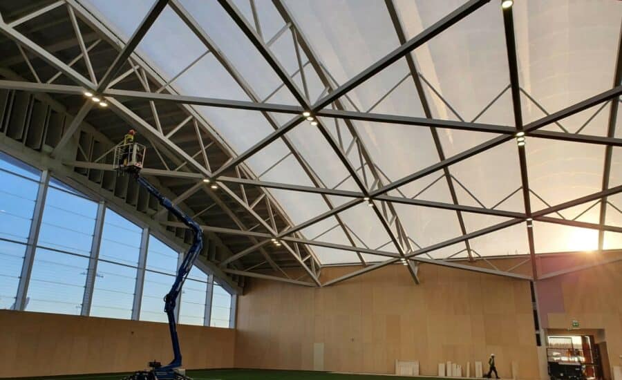 ETFE Cushion Roof to Premier League Training Ground - Architen Landrell