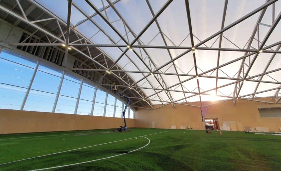 ETFE Cushion Roof to Premier League Training Ground - Architen Landrell
