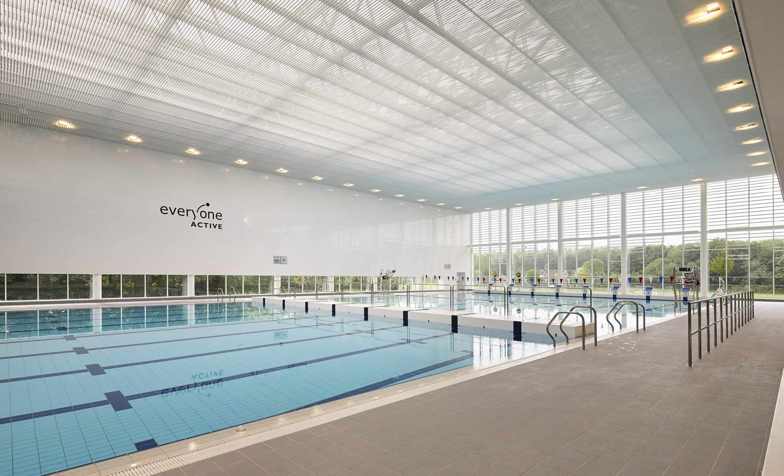 ETFE Roof Leisure Centre Swimming Pool | Architen Landrell
